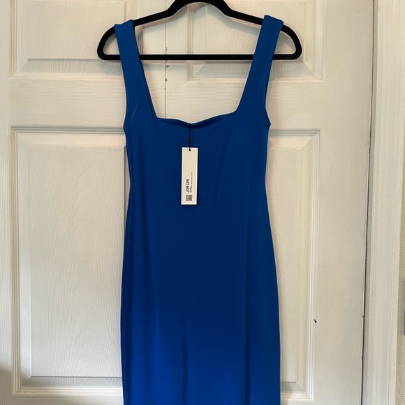 Zara | Dresses | Zara Royal Blue Body Con Dress | Poshmark